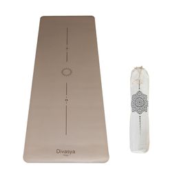 Divasya Matte 'Professional Grip' Damen Gr&ouml;&szlig;e 183cm x 63cm dunkelbeige