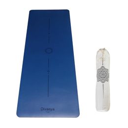 Divasya Matte 'Professional Grip' Damen Gr&ouml;&szlig;e 183cm x 63cm dunkelblau
