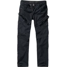 Brandit Cargohose "Adven Slim Fit Pants" in Schwarz | Gr.: L