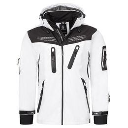 Rock Creek Funktionsjacke Herren Gr&ouml;&szlig;e L schwarz / wei&szlig;