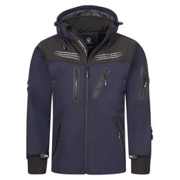 Rock Creek Funktionsjacke Herren Gr&ouml;&szlig;e 4XL navy / schwarz / wei&szlig;