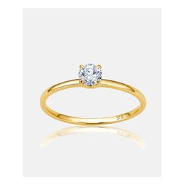 Diamant L'&eacute;ternel Ring aus 375 Gelbgold | Gr.: 54