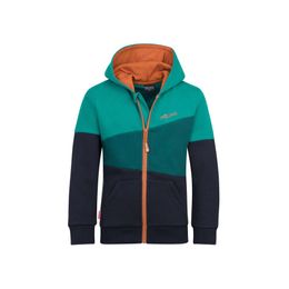 Trollkids Sweatjacke Alesund in dark cyan | Gr.: 98