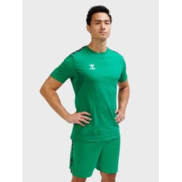 Hummel T-Shirt Hmlauthentic Lebensstil Herren in JELLY BEAN | Gr.: 3XL