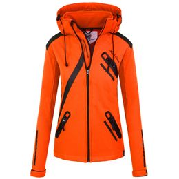 Rock Creek Outdoor Jacket female size XL Orange / Black