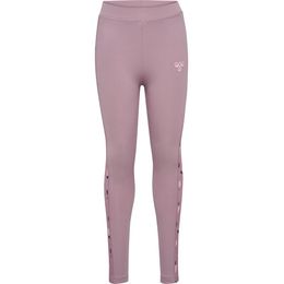 Hummel Leggings Hmljr Aop M&auml;dchen in SEA FOG | Gr.: 164