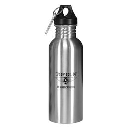 Top Gun Trinkflasche Herren Gr&ouml;&szlig;e XS/XXL schwarz / silber