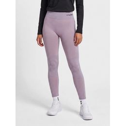 Hummel Leggings Hmlclea Multisport Damen in NIRVANA MELANGE | Gr.: S