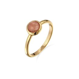 Elli Ring 925 Sterling Silber in Gold | Gr.: 58