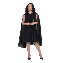 Ulla Popken Kleid in schwarz | Gr.: 54 - Normalgr&ouml;&szlig;e