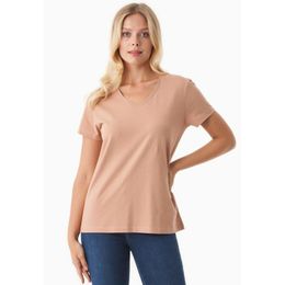 Organication T-Shirt "WCASUAL002" in Tan | Gr.: S