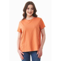Organication T-Shirt "WCASUAL001" in Stauborange | Gr.: L