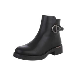 Ital-Design Stiefelette in Schwarz | Gr.: 38