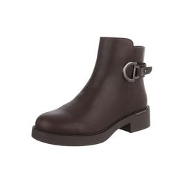 Ital-Design Stiefelette in Braun | Gr.: 41