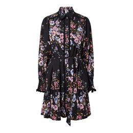 Y.A.S YAS Kleid 'YASTILERA' Damen Gr&ouml;&szlig;e 38 azur / lila / schwarz / wei&szlig; Sommerkleid