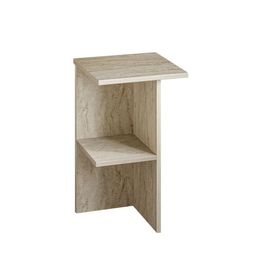 Calicosy Nachttisch, Beige, Holzwerkstoff, 36x60x36 cm, Schlafzimmer, Nachttische
