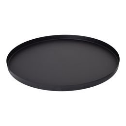 Loft42 Tablett, Schwarz, Metall, 60x3x60 cm, Tischkultur & Servieren, Tabletts