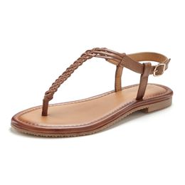 VIVANCE by LASCANA T-Bar Sandals female size 36 Light brown