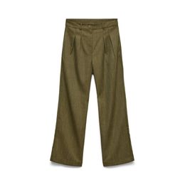 V&eacute;ro Moda VERO MODA Pleat-Front Pants 'KYLAN' female size 42 Khaki