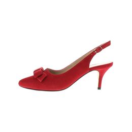Xaver Luis Schuhmanufaktur Slingpumps 'MINA' Damen Gr&ouml;&szlig;e 37 rot