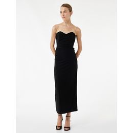 KOTON Kleid Damen Gr&ouml;&szlig;e 32 dunkelbraun Sommerkleid