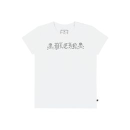 Philipp Plein T-Shirt M&auml;dchen Gr&ouml;&szlig;e 152 silber / wei&szlig;