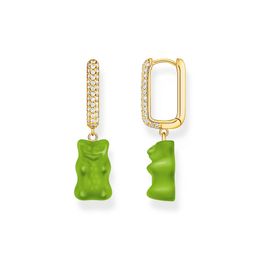 Thomas Sabo Ohrring Damen Gr&ouml;&szlig;e One Size gold / gr&uuml;n