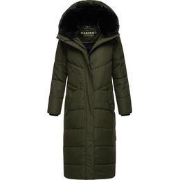 Marikoo Mantel 'Hingucker XIV-1' Damen Gr&ouml;&szlig;e M oliv / schwarz