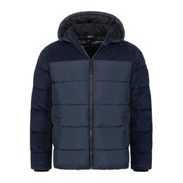 INDICODE JEANS Winter Jacket ' INLockly ' male size S Blue / Dark blue