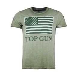 Top Gun T-Shirt 'Search' Herren Gr&ouml;&szlig;e XXL grasgr&uuml;n
