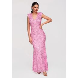Ombre Abendkleid Damen Gr&ouml;&szlig;e 34 rosa Sommerkleid