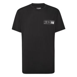 Plein Sport T-Shirt 'Racing' Herren Gr&ouml;&szlig;e M hellgrau / schwarz