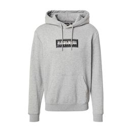Napapijri Sweatshirt male size XXL Navy / mottled grey