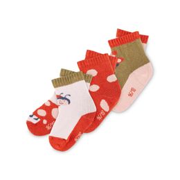 Sigikid Socken 'Socken-Set 3er happy ladybug' M&auml;dchen Gr&ouml;&szlig;e 25/27 bunt