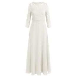 Apart Abendkleid Damen Gr&ouml;&szlig;e 34 creme Sommerkleid