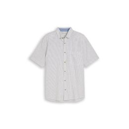 Tom Tailor Button Up Shirt male size L Jade / White