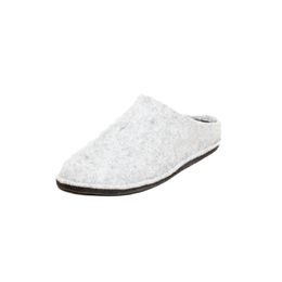 Gottstein Slippers 'Filzpantoffel Classic-CO' male size 44 Light grey