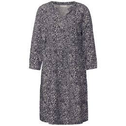 Street One Studio Kleid Damen Gr&ouml;&szlig;e 44 nachtblau / wei&szlig; Sommerkleid