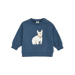 M&uuml;sli Sweatshirt Jungen Gr&ouml;&szlig;e 68 beige / dunkelblau / wei&szlig;
