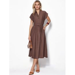 Busem Kleid 'Maxi' Damen Gr&ouml;&szlig;e 38 dunkelbraun Sommerkleid