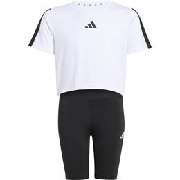 adidas Sportswear Trainingsanzug M&auml;dchen Gr&ouml;&szlig;e 152 dunkelblau / wei&szlig;