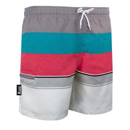 Luvanni Badeshorts 'Boardshorts Style 600 Streifen' Herren Gr&ouml;&szlig;e L rot