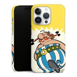 iPhone 14 Pro Handy Premium Case Smartphone Handyh&uuml;lle Schutzh&uuml;lle gl&auml;nzend Obelix Vintage Official Licensed Product Premium Case