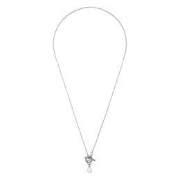 Heideman Kette 'Amy' Damen Gr&ouml;&szlig;e 45 silber / perlwei&szlig;