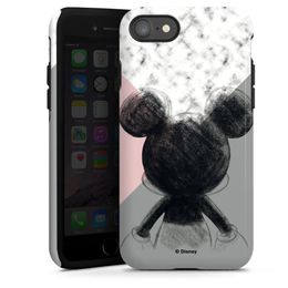 DeinDesign iPhone SE (2020) Handy Panzer Handyh&uuml;lle robuste Outdoor H&uuml;lle Schutzh&uuml;lle gl&auml;nzend Marble Disney Mickey Mouse Tough Case