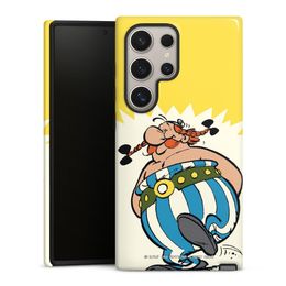 Galaxy S24 Ultra Handy Panzer Handyh&uuml;lle robuste Outdoor H&uuml;lle Schutzh&uuml;lle gl&auml;nzend Obelix Vintage Official Licensed Product Tough Case