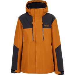 Jack Wolfskin Outdoorjacke 'Jasper' Herren Gr&ouml;&szlig;e M stone / dunkelorange