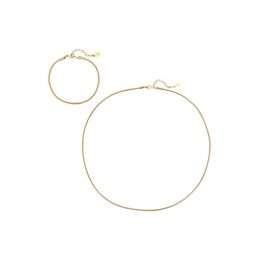 Hey Happiness Schmuckset 'Edge Snake' Herren Gr&ouml;&szlig;e One Size gold