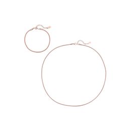 Hey Happiness Schmuckset 'Edge Snake' Herren Gr&ouml;&szlig;e One Size rosegold