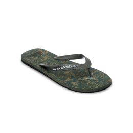 Quiksilver T-Bar Sandals 'Molokai' male size 45 Olive / White